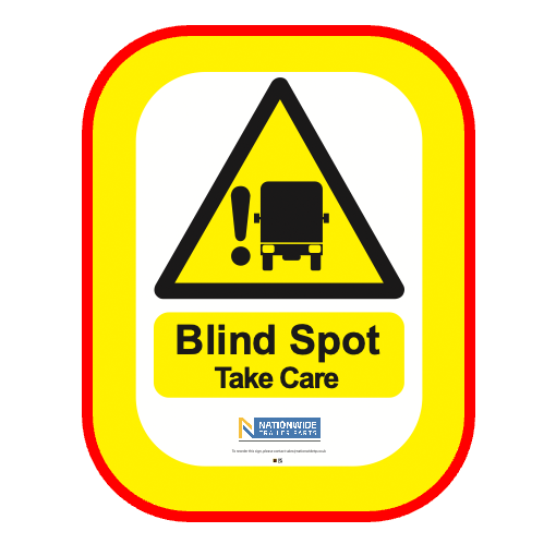 BlindSpotSign™ Durable Rear Blind Spot Warning Signs – Nationwide ...